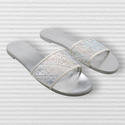 Guess Women's Norrin Logo One Band Flat Sandals Women's Shoes | eBay
