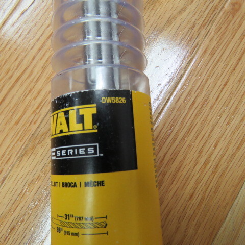 DEWALT DW5826 Qty of 1 per Lot DEWALT ELITE SERIES DRILL BIT. 1-1/4 ...