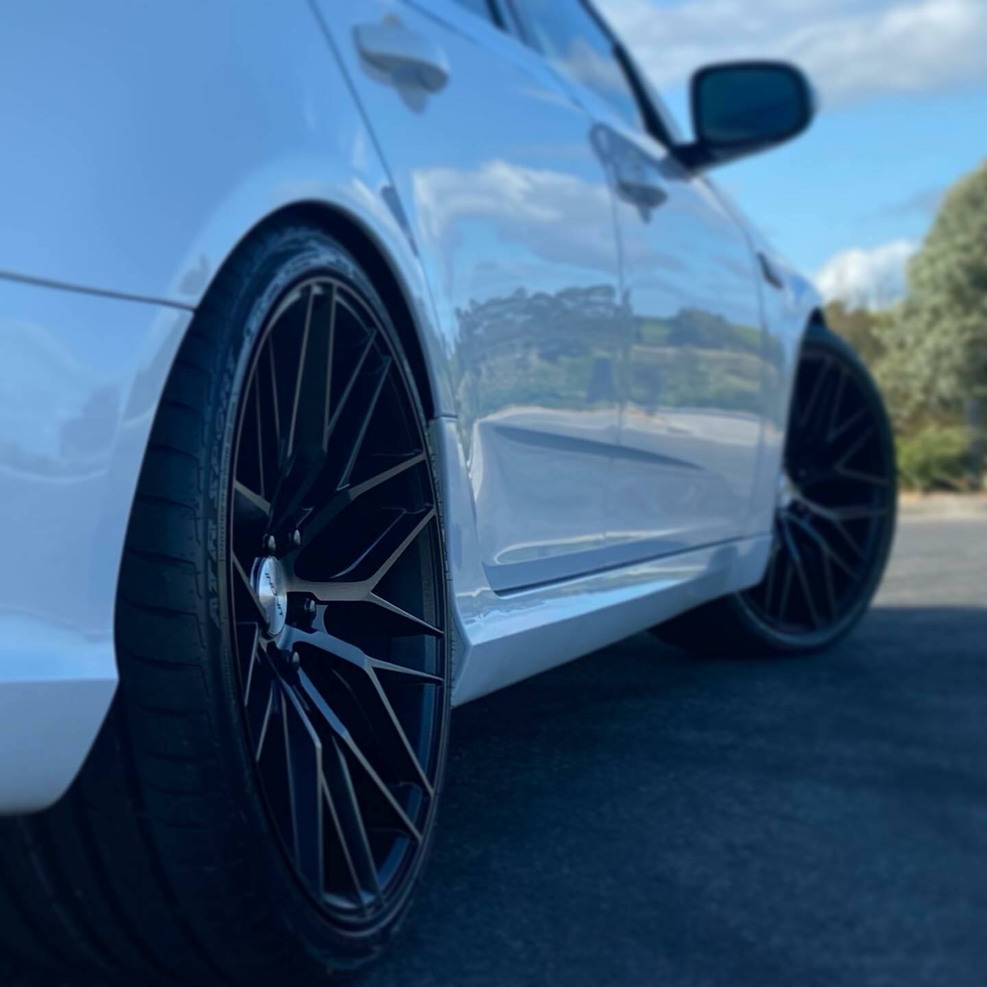 20" INOVIT BLITZ Wheels in Black Dark Tint Finish Size 20x8.5 20x10 PCD ...