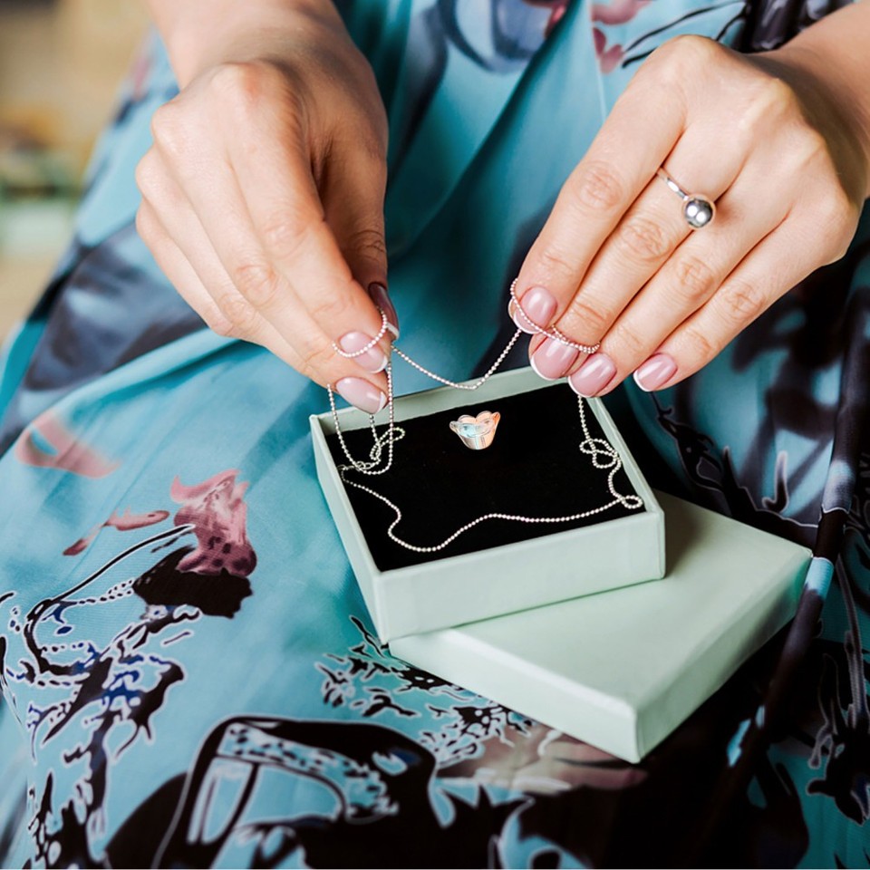 100 Pcs Diy Floral Glass Beads Hanging Charms For Jewelry Making | eBay ...