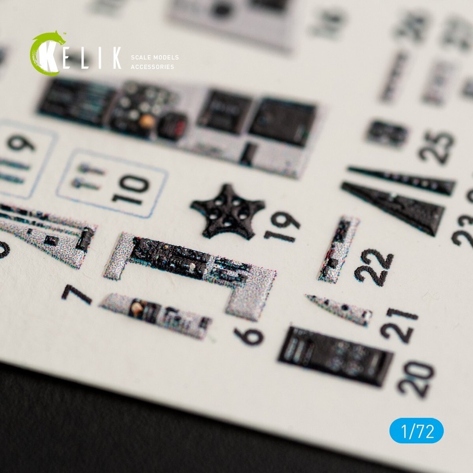 Blackburn Buccaneer S.2C interior 3D Decals for Airfix KeliK K72044 ...