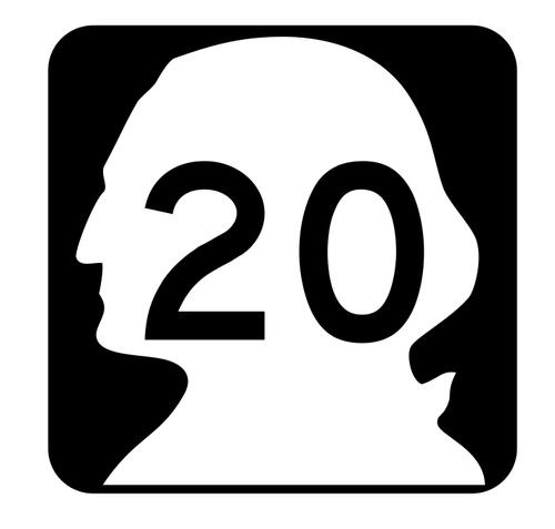 Washington State Route 20 Sticker R2790 Highway Sign Road Sign | eBay