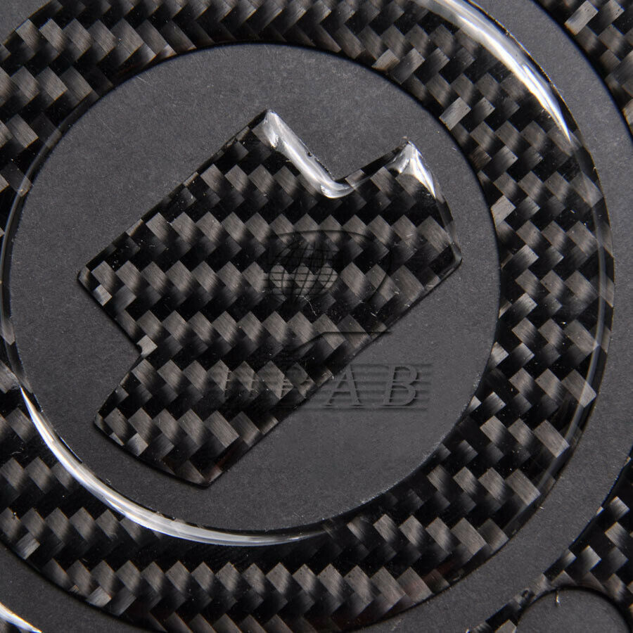 Real Carbon Fiber Gas Tank Fuel Cap Cover Protector Pad For Yamaha YZF ...