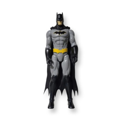SML DC Comics Rebirth Batman 12" Action Figure Gray Suit Black Cape ...