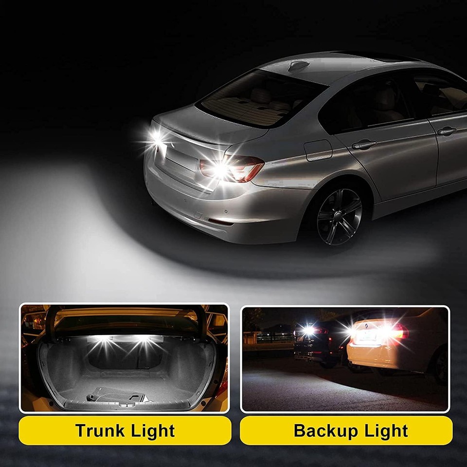 2 Pack 921 LED Super Bright White Reverse Light High Power 2016-24-SMD ...