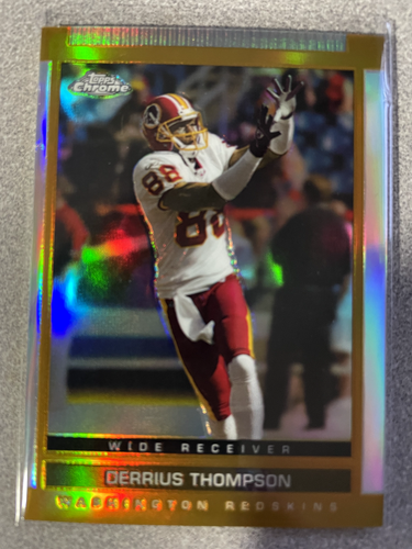 2003 Topps Chrome Draft Picks & Prospects Derrius Thompson Gold ...