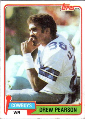 1981 TOPPS DREW PEARSON DALLAS COWBOYS #95 | eBay
