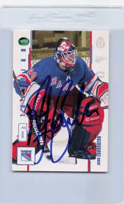 2003/04 Parkhurst #26 Jason Labarbera Rangers Signed Auto *H2262 | eBay