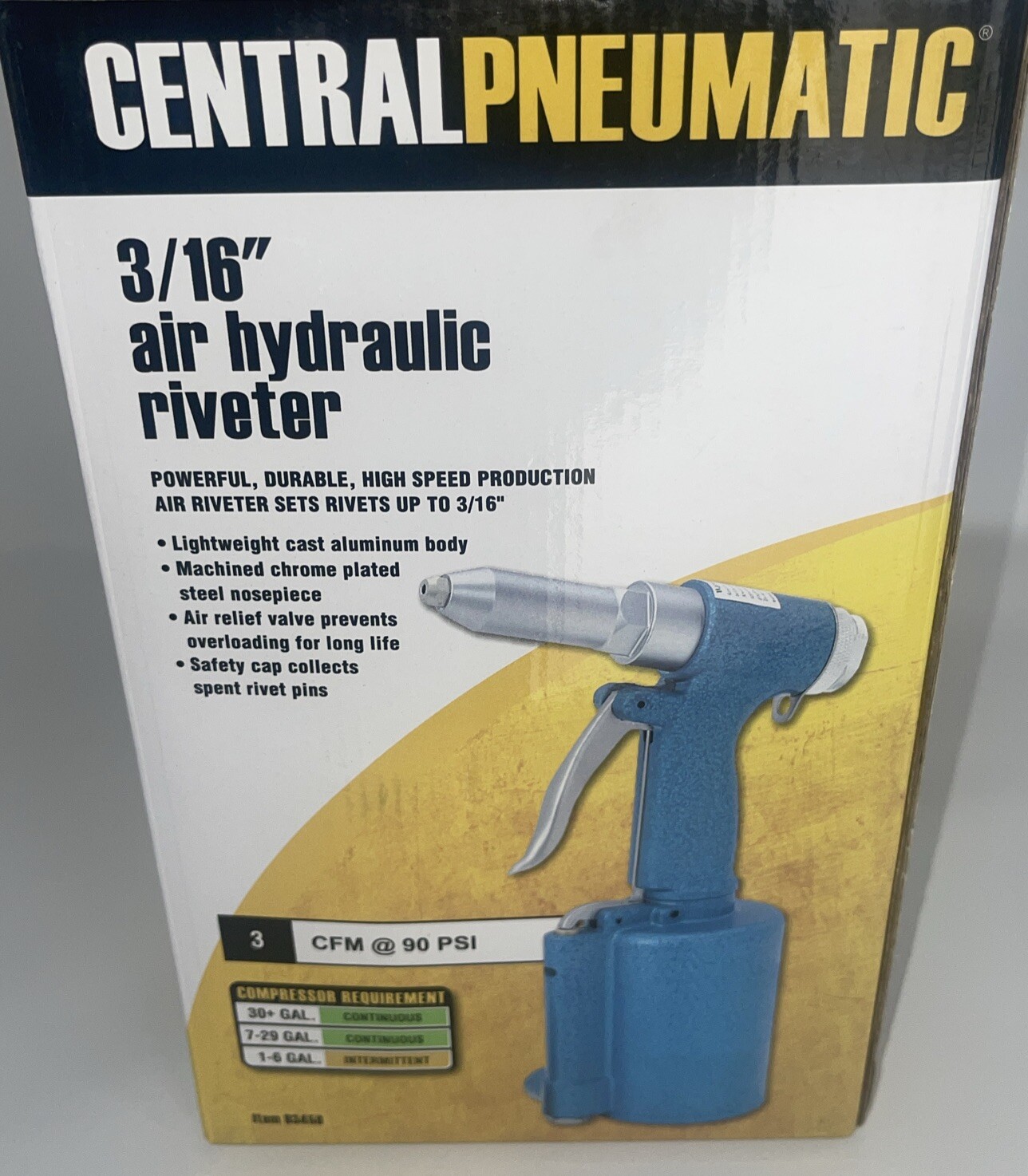 Central Pneumatic Air Hydraulic Riveter 93458 for sale online | eBay