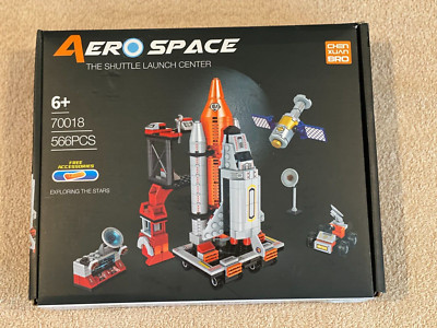 Aero Space The Shuttle Launch Center Builder Kit 70018 566 pcs.- New ...