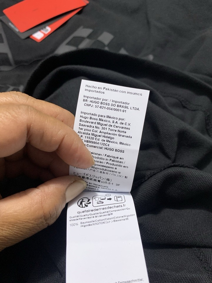 NWT 🌺 RARE HUGO BOSS X RB FORMULA 1 Bull Motif MENS POLO Black SZ Small ...