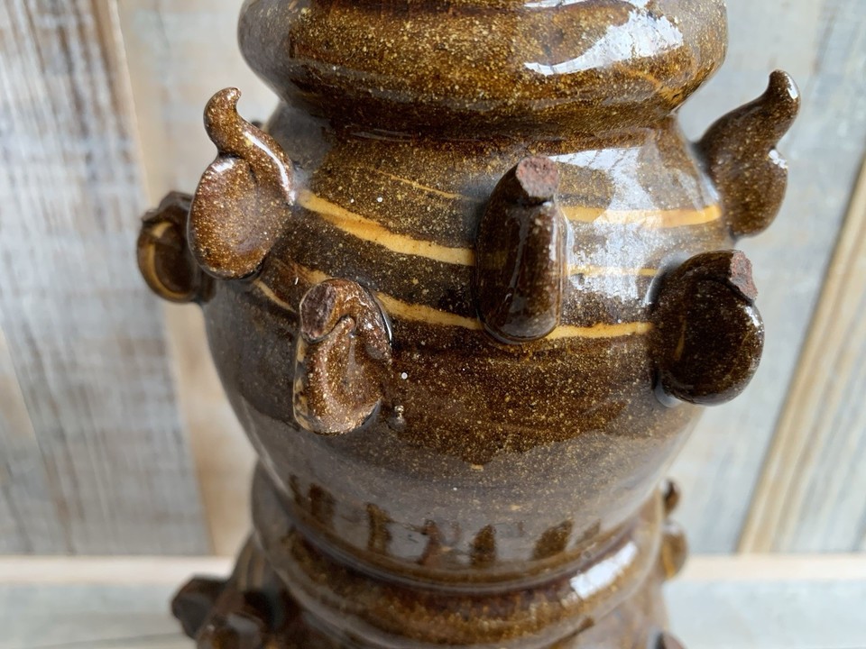 Scarce Buckley Welsh Slipware 3 Chamber Chicken Money Box Named and ...