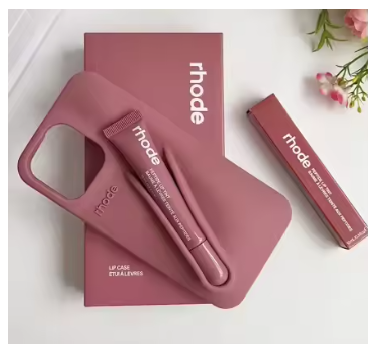 Rhode Peptide Lip-Tint Silicon Phone Case WITH Lipgloss Summer for ...