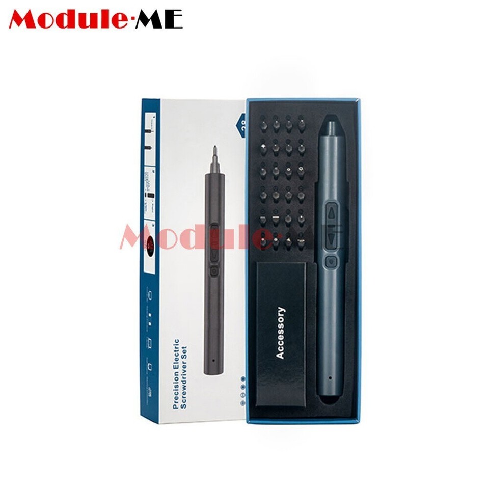 28 IN 1 Cordless Power Precision Screwdriver Electric Screwdriver Kit ...