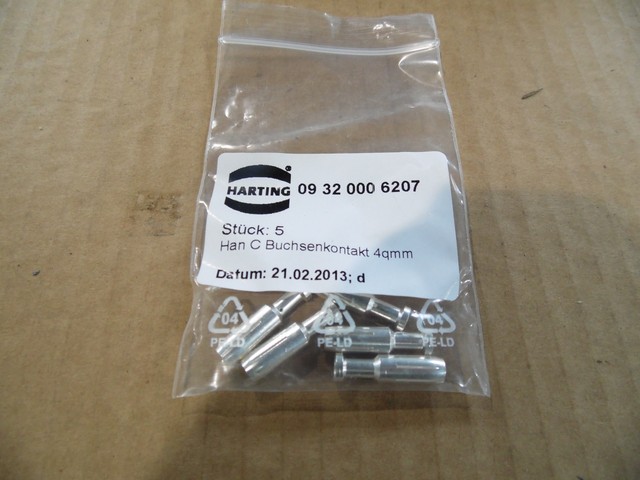 HARTING Buchsenkontakt 09320006207 Han C 4qmm for sale online | eBay