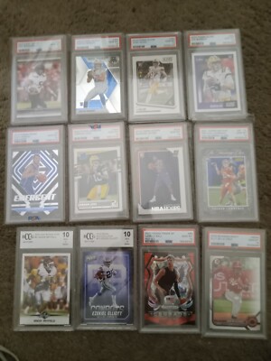 (10) PSA Graded 10+(2) Beckett Graded 10 Rookie Cards. | eBay