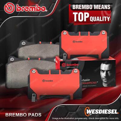 4Pcs Brembo Front NAO Ceramic Disc Brake Pads P99008N refer Bendix DB1473 | eBay Australia