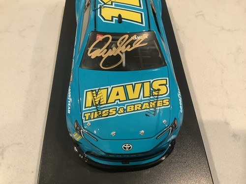 DENNY HAMLIN AUTOGRAPHED 2024 TOYOTA CAMRY MAVIS TIRES DIECAST & CARD ...