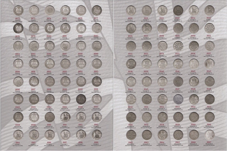 Pre 1920 .925 Sterling Silver Sixpence Coin 6d Tanner Lucky Coins ...