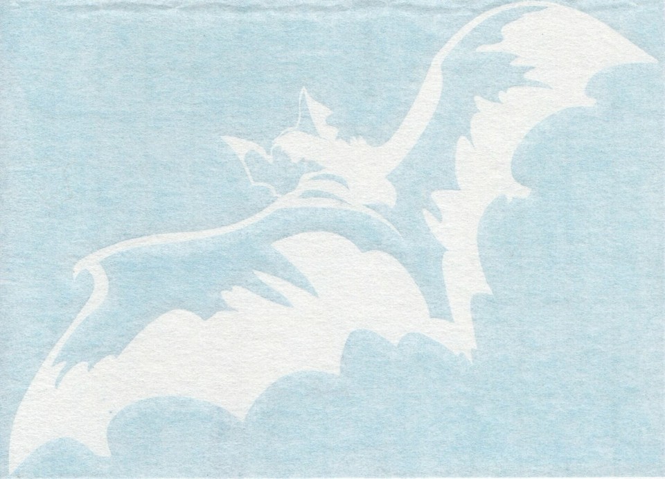 Flying Bat - Vampire Gothic - Car Bumper Laptop Window Vinyl Decal ...