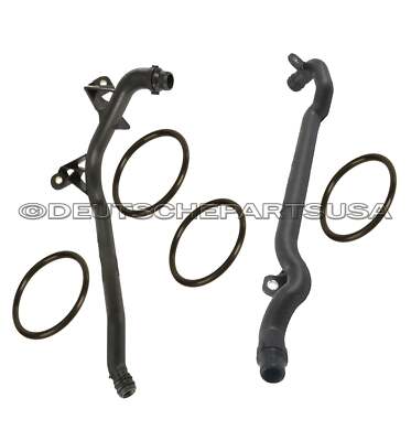 WATER + ENGINE HEATER INLET COOLANT PIPE 11531705210 + 11537502000 SET ...