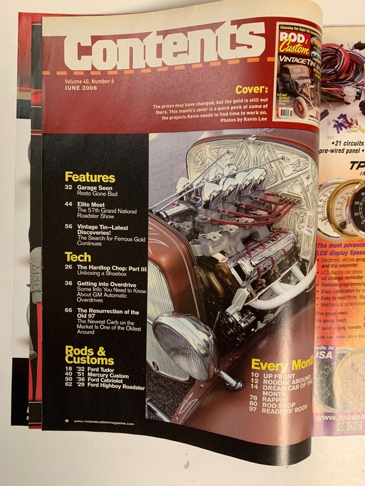 Rod & Custom Magazine #6 - Jun 2006 - Vol.40 | eBay