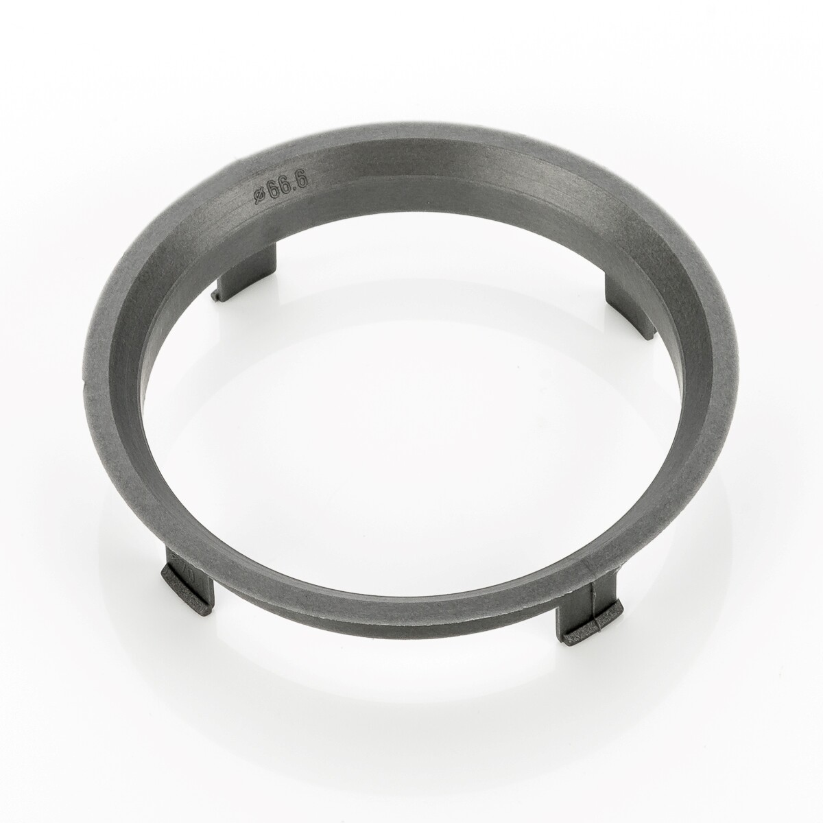 4 WHEEL RIM SPACER SPIGOT RINGS FOR ALUMINIUM RIMS GREY - Ø 70.1 mm - Ø ...