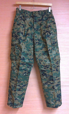 Marine Corps USMC Woodland MARPAT Camo MCCUU Combat Pants Trousers ...
