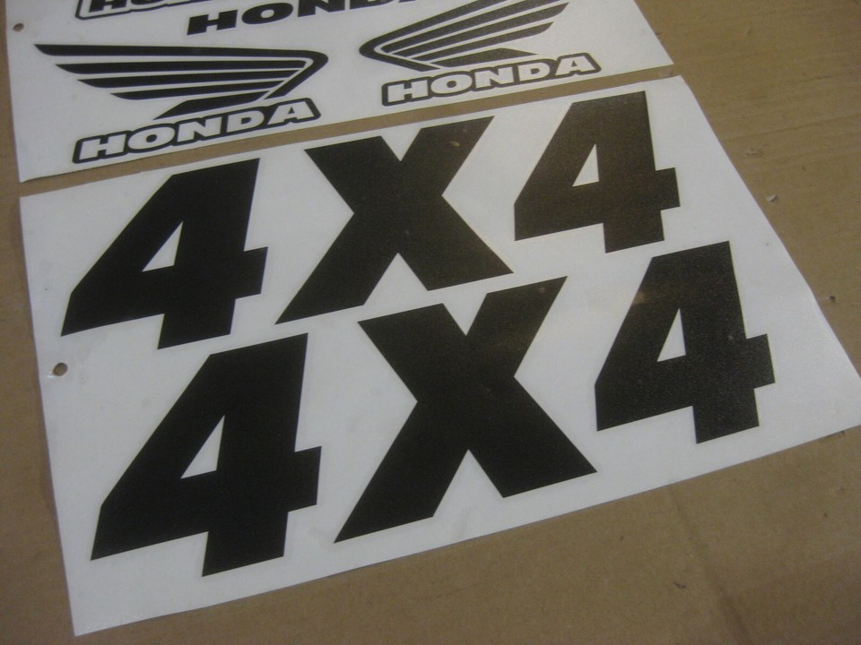 Honda TRX350 TRX 350 Foreman ATV Decal Sticker Graphics Kit | Black ...