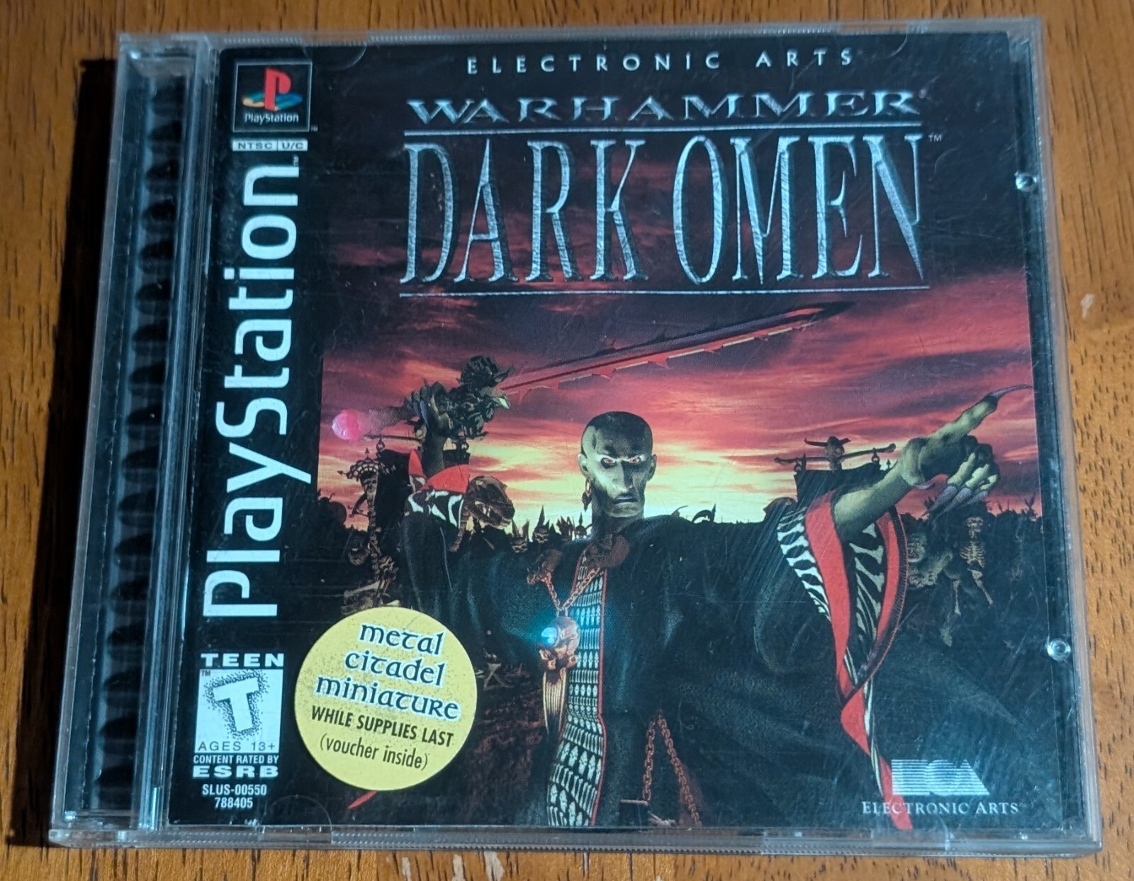 PS1 Warhammer Dark Omen, Sony Playstation 1, CIB *Very Good Condition ...