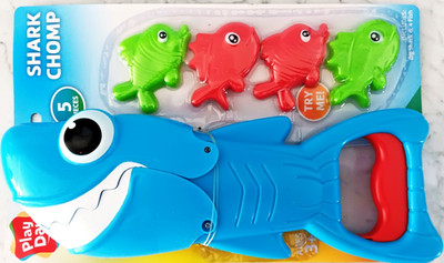 NEW Play Day Shark Chomp Kids Bath and Pool Toy Chomp Floating Fish | eBay