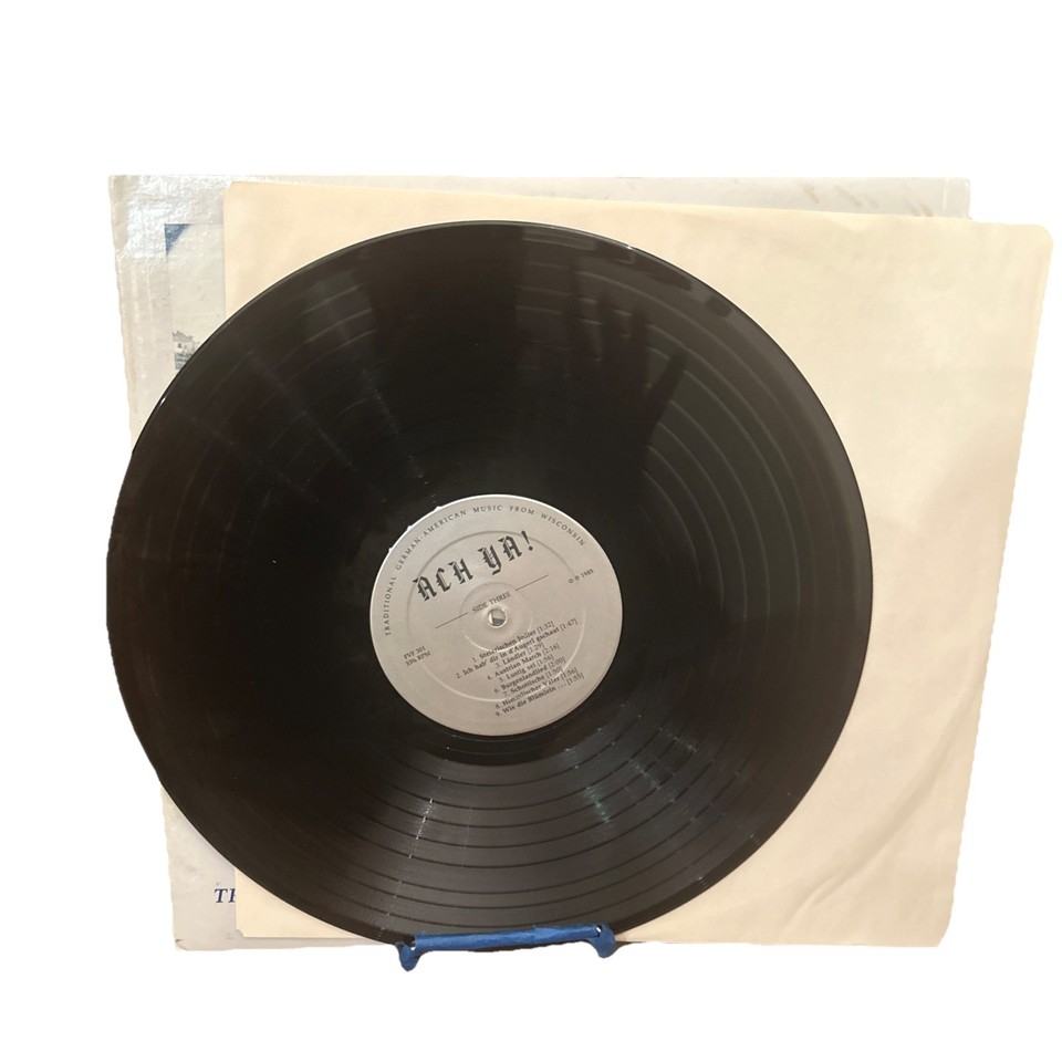 FOLKLORE 2 LP RECORD/ACH YA!/GERMAN AMERICAN MUSIC FROM WISCONSIN/POLKA ...