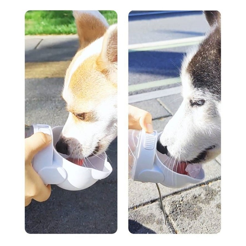 Dog Water Bottle Portable Water Bowl Cups for Outdoor Walking Hiking ...
