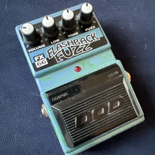 DOD Digitech FX66 Flashback Fuzz Distortion Rare Vintage Guitar Effect ...