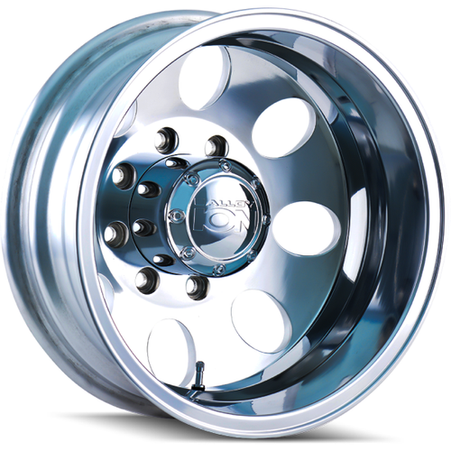 ION Alloy 167 17x6.5 Polished Wheels 8x200 +125/-142 Offset Dually Ram ...