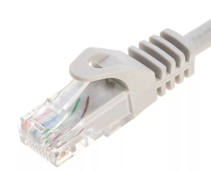 CAT6e/ CAT6 Ethernet LAN Network RJ45 Patch Cable Gray 6ft | eBay