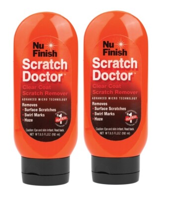 2 ~Nu Finish Scratch Doctor Clear Coat Scratch Remover Adv. Micro Tech ...