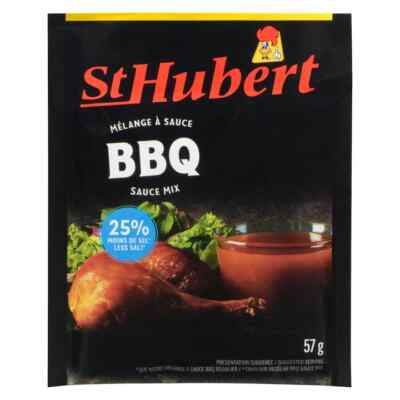 Big 50 PACK St Hubert 25% Less Salt BBQ Sauce Mix 57g Each - FRESH ...