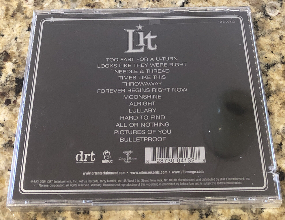 Lit [13 Tracks Explicit] [PA] by Lit (CD, Feb-2006, 2 Discs, DRT ...