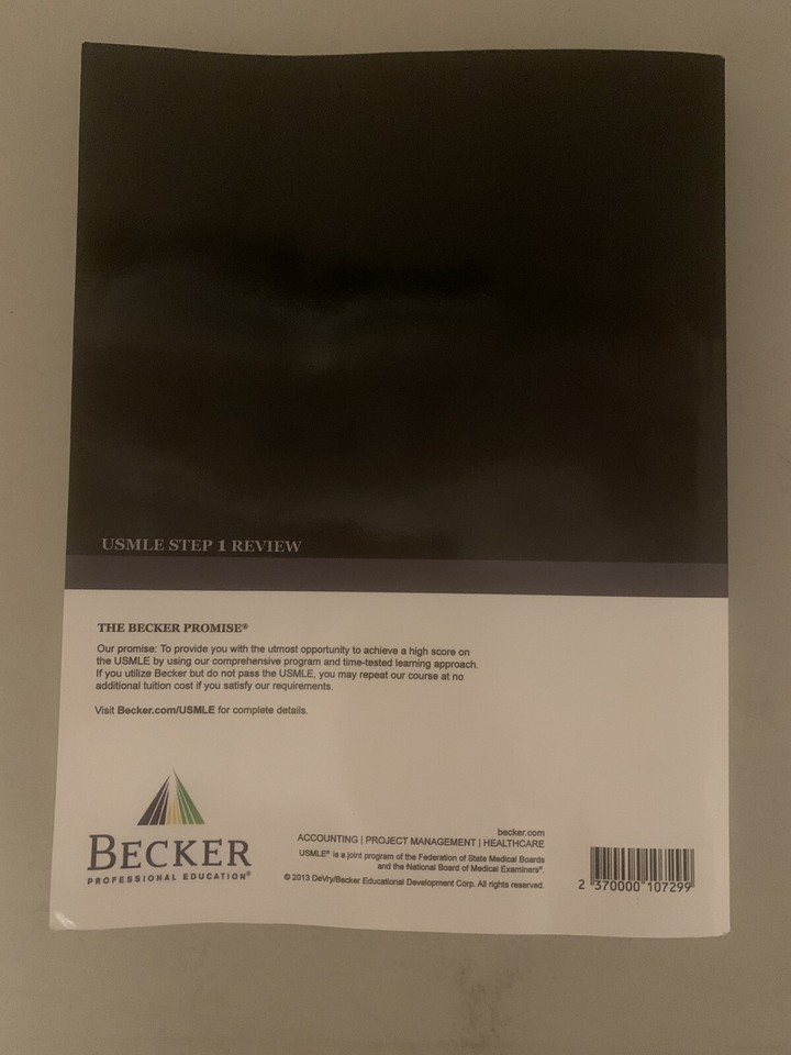 Becker USMLE Step 1 Immunology, Microbiology Version 1.2 | eBay