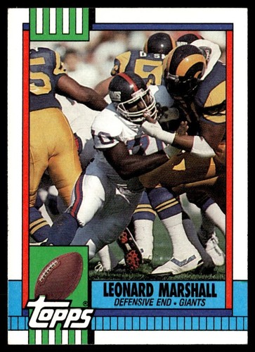 1990 Topps Leonard Marshall New York Giants #55 | eBay