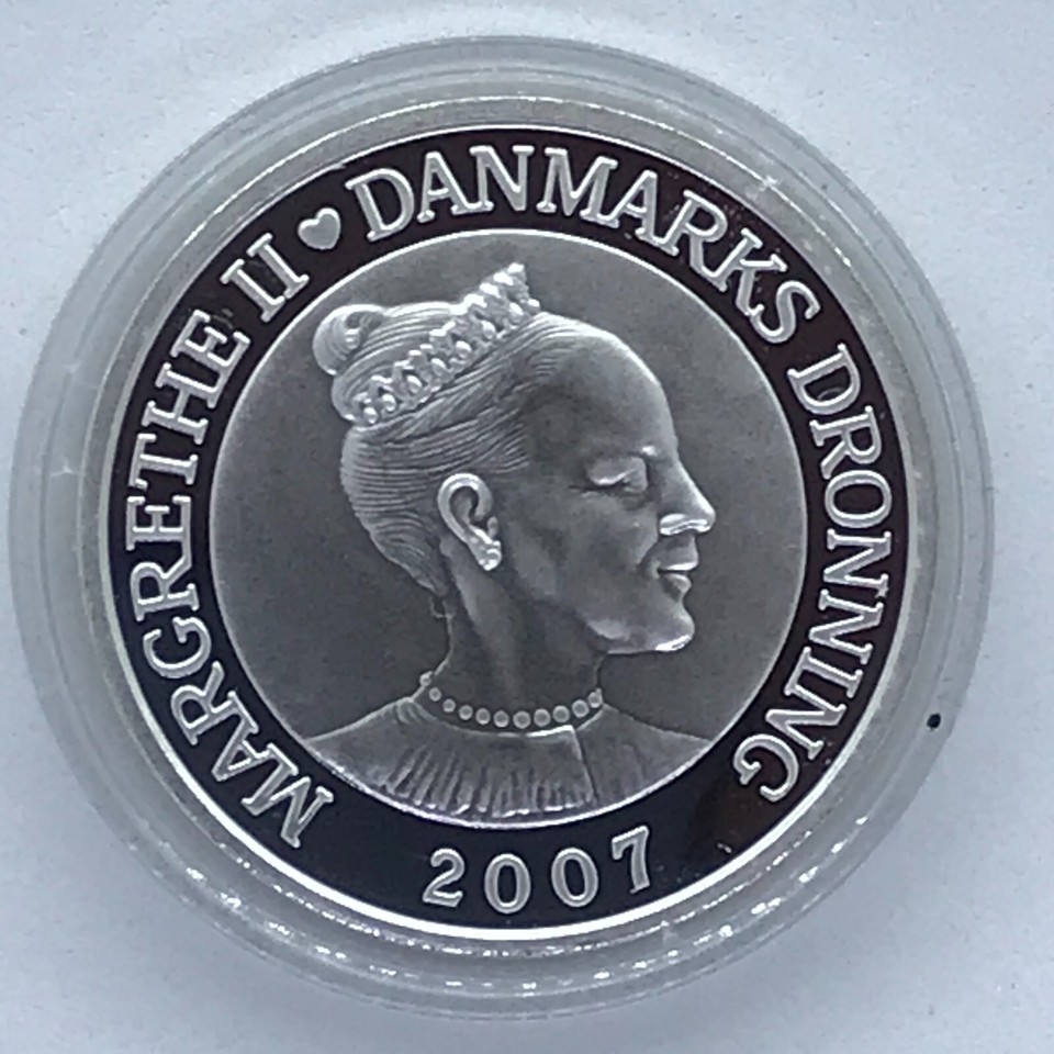 Denmark 10 kroner 2005 Andersen Nightingale KM#949 Silver Proof Box ...