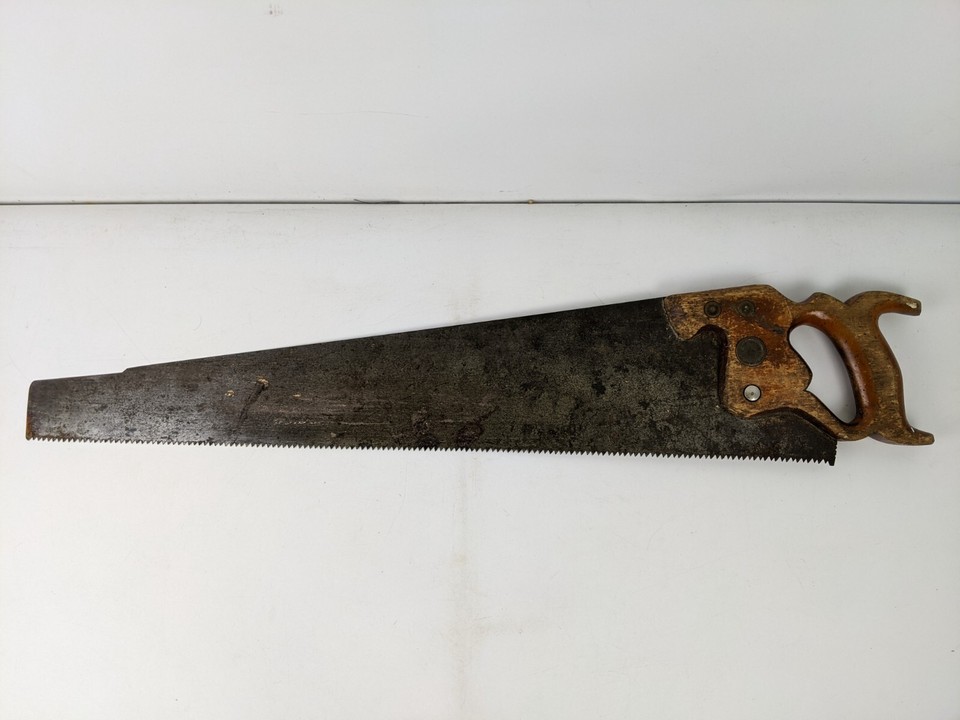 Lot of 4 Vintage Hand Saws Rustic Rusty Decor Disston Farmhouse Man ...