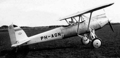 Pander P-1 Two Seats Singe Engined Aircraft Mahogany Kiln Wood Model ...