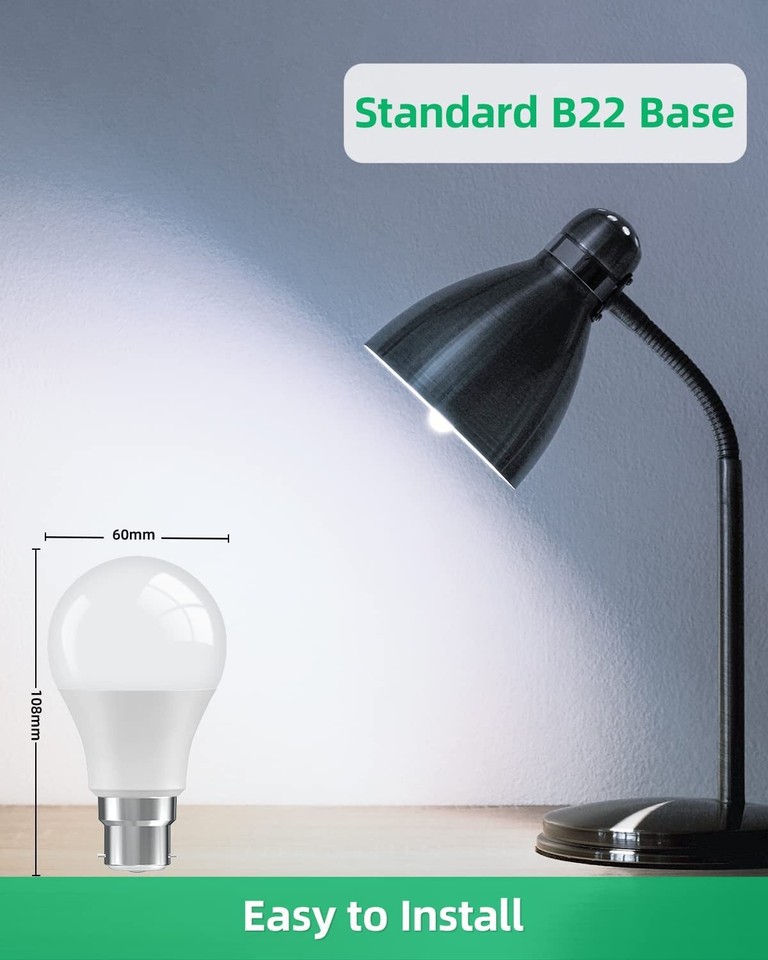 B22 Cap LED Chandelier 7W 9W 12W 15W Lighting Bulbs for Chandelier ...