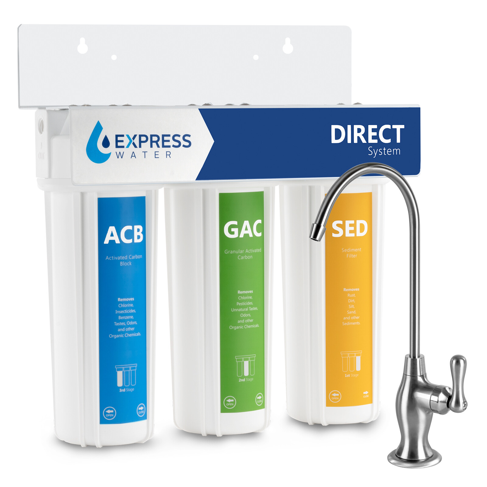 Express Water Direct System – 3 Stage Under-Sink Water Filtration ...