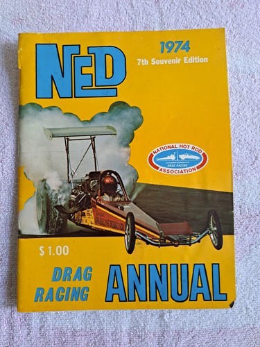 NED 1974 Drag Racing Annual 7th souvenir edition | eBay