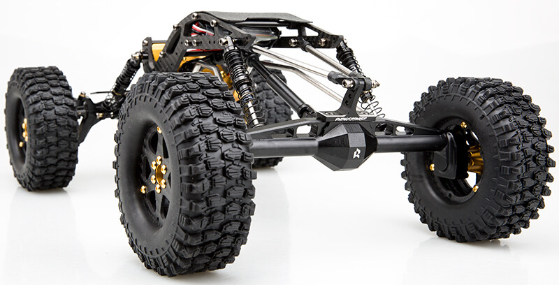 Rhino Aluminum Front Rear Portal Axles 30% OD for Axial 1/10 RC Car ...