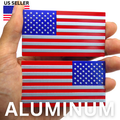 Aluminum American Flag Decal Sticker SUV, Auto, Truck Mirror Set | eBay