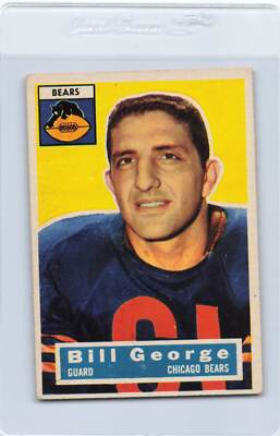 1956 Topps #47 Bill George Bears EX/MT 1271 | eBay